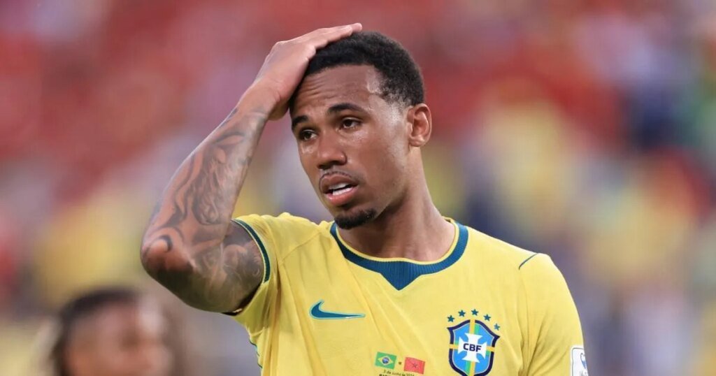 Alan Shearer critica ‘trêmulo’ Gabriel Magalhães após empate do Brasil ...